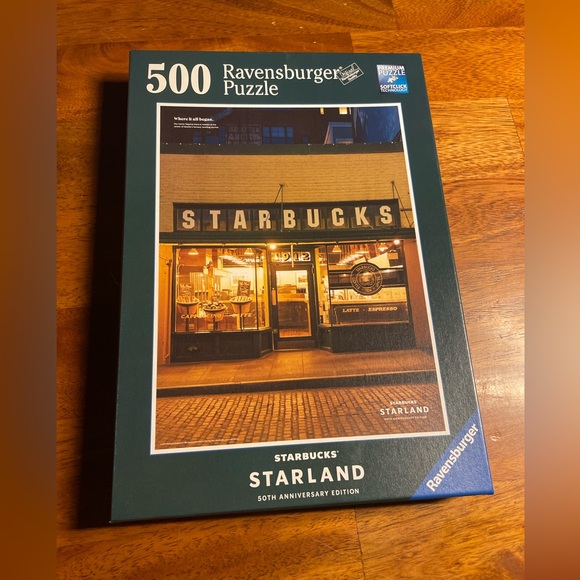 Starbucks | Games | Starbucks Ravensburger Puzzle With Nighttime ...